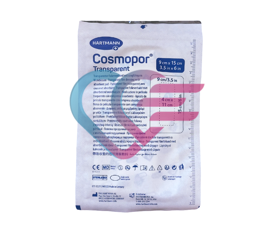 FLASTER COSMOPOR TRANSPARENT STERILE, 9x15 cm, a´1 - Medicpro
